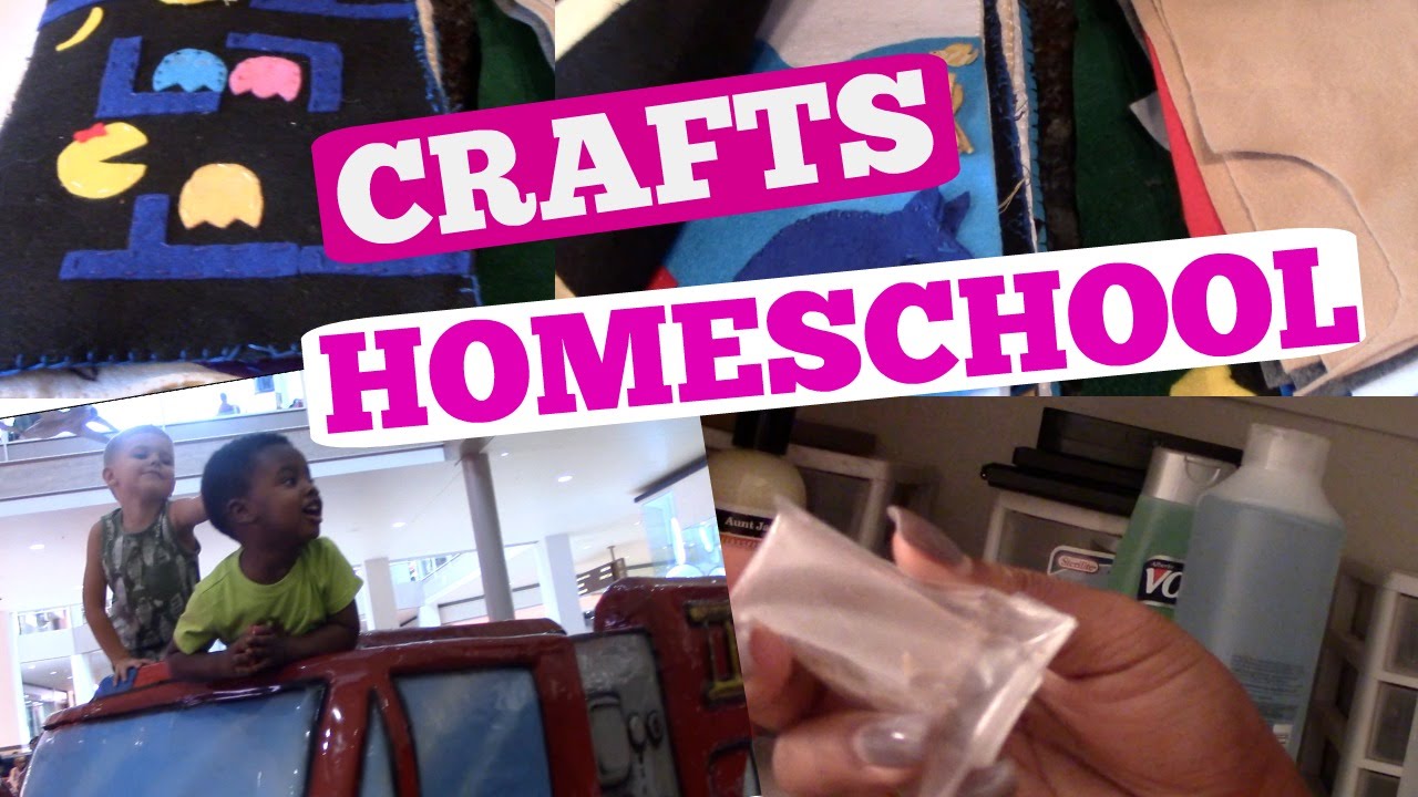 Vlog 15: HOMESCHOOLING | CRAFTS - YouTube