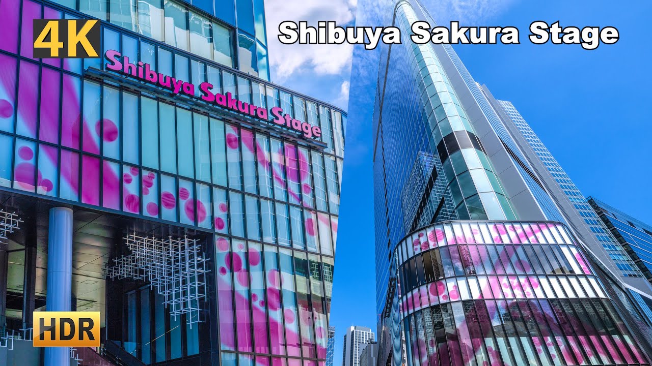 Shibuya Sakura Stage【4K HDR】 - YouTube