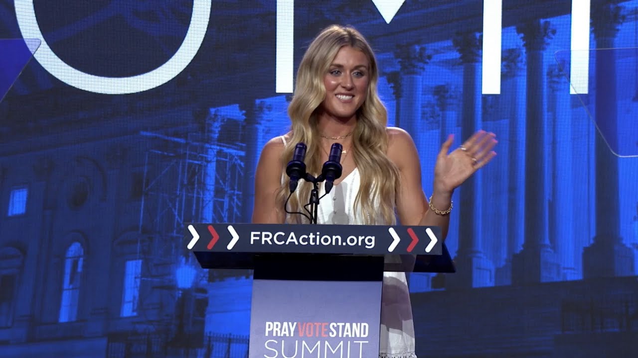 Riley Gaines | Pray Vote Stand Summit 2023 - YouTube