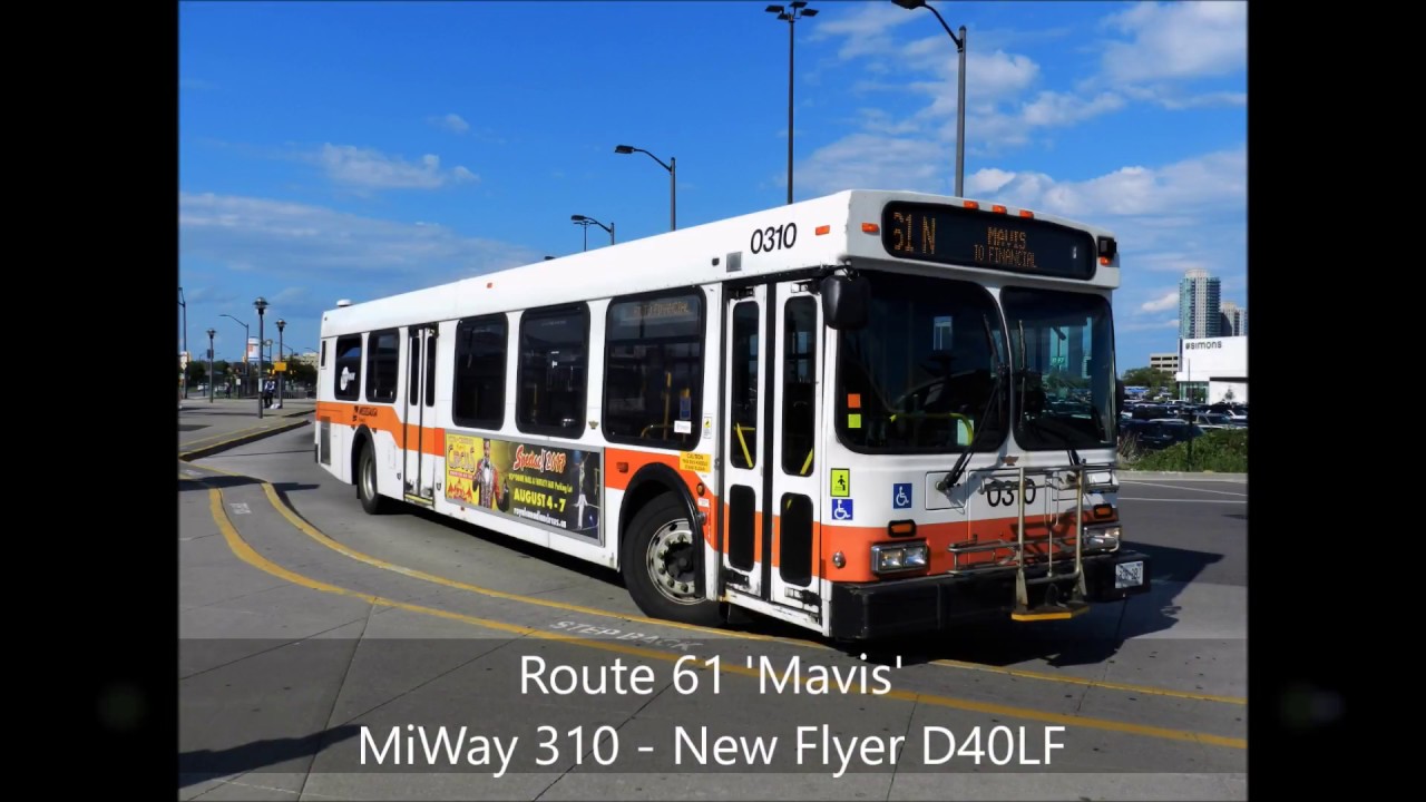 MiWay NFI D40LF 310 - Route 61N 'Mavis' - YouTube