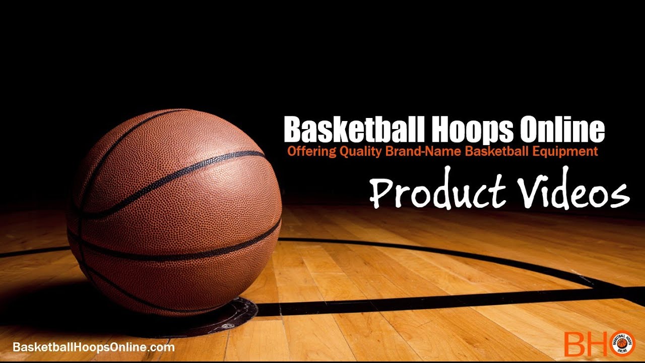Bison Club Court Acrylic Portable Adjustable Basketball System - YouTube
