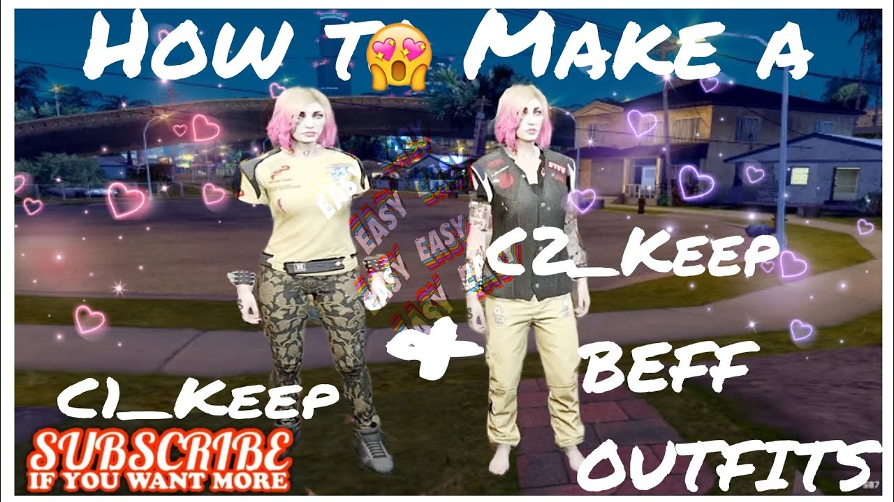 GTAV C1_Keep & C2_Keep BEFF Foundation Outfits for Your Beff Fits!! - YouTube