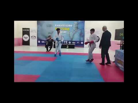 Karate Amil Abbaslı.   1-ci dan qara kemer ustası, 2 qat dűnya ve avropa çenpionu