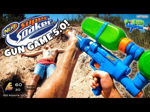 NERF GUN GAME | SUPER SOAKER EDITION 5.0 (Nerf First Person Shooter)