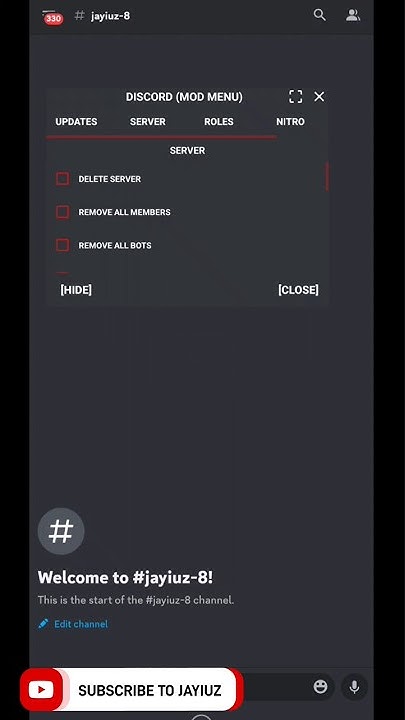 DISCORD MOD MENU BY JAYIUZ - YouTube