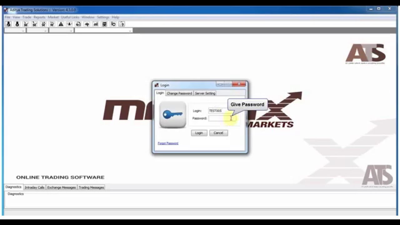 Most Trusted Online Trading Software - How to login (ATS) - YouTube