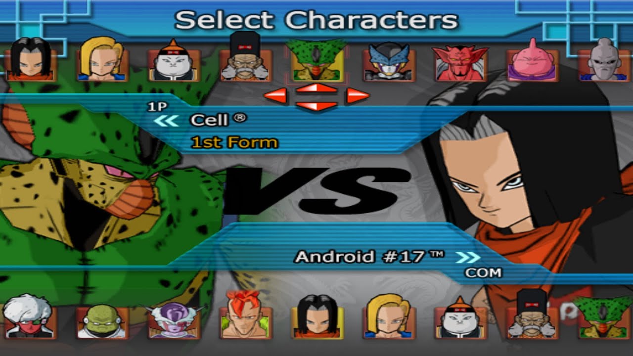 Dragon Ball Z Budokai Tenkaichi Cell vs. Android #17 BO5 - YouTube