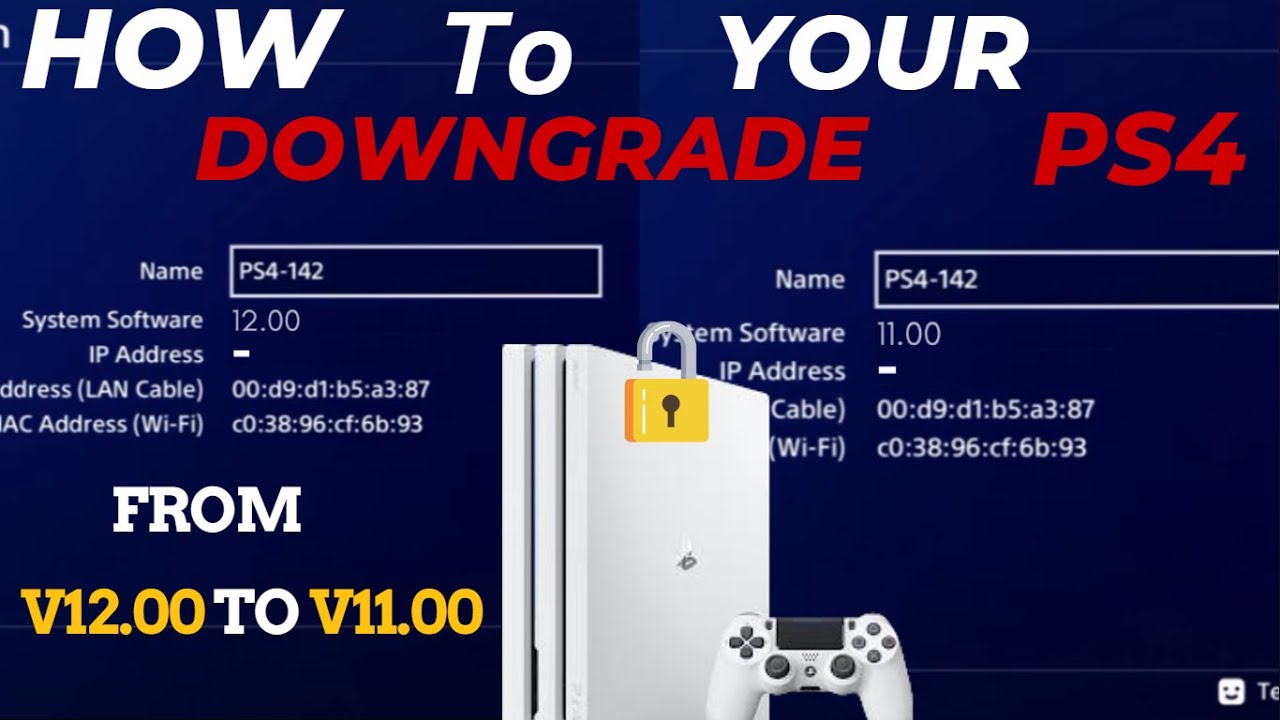 How To Downgrade Your PS4 From V12.00 To V11.00 - YouTube