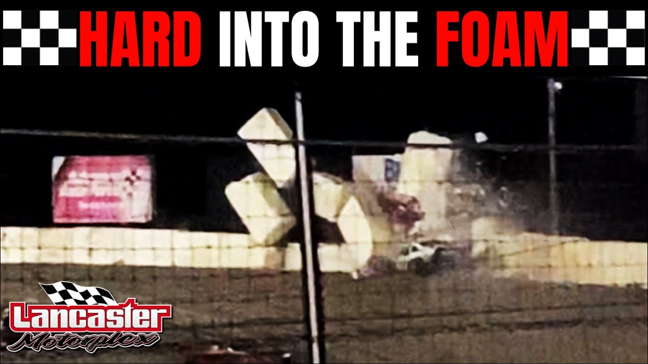 Modified Crashes HARD into the Foam at Lancaster Motorplex - YouTube