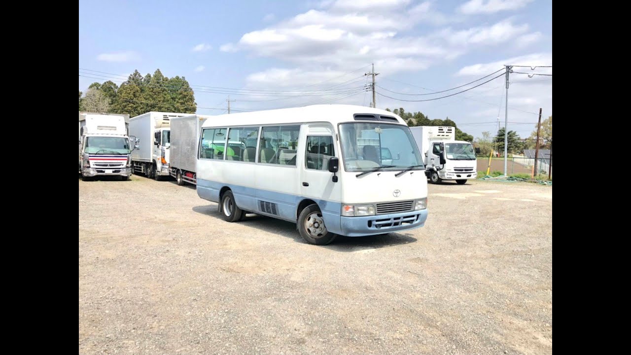 1996 Model, Toyota Coaster Bus, 26 seats, Manual Transmission!! - YouTube