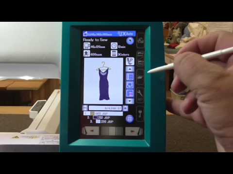 Select Design from USB Stick, Janome MC9900 - YouTube