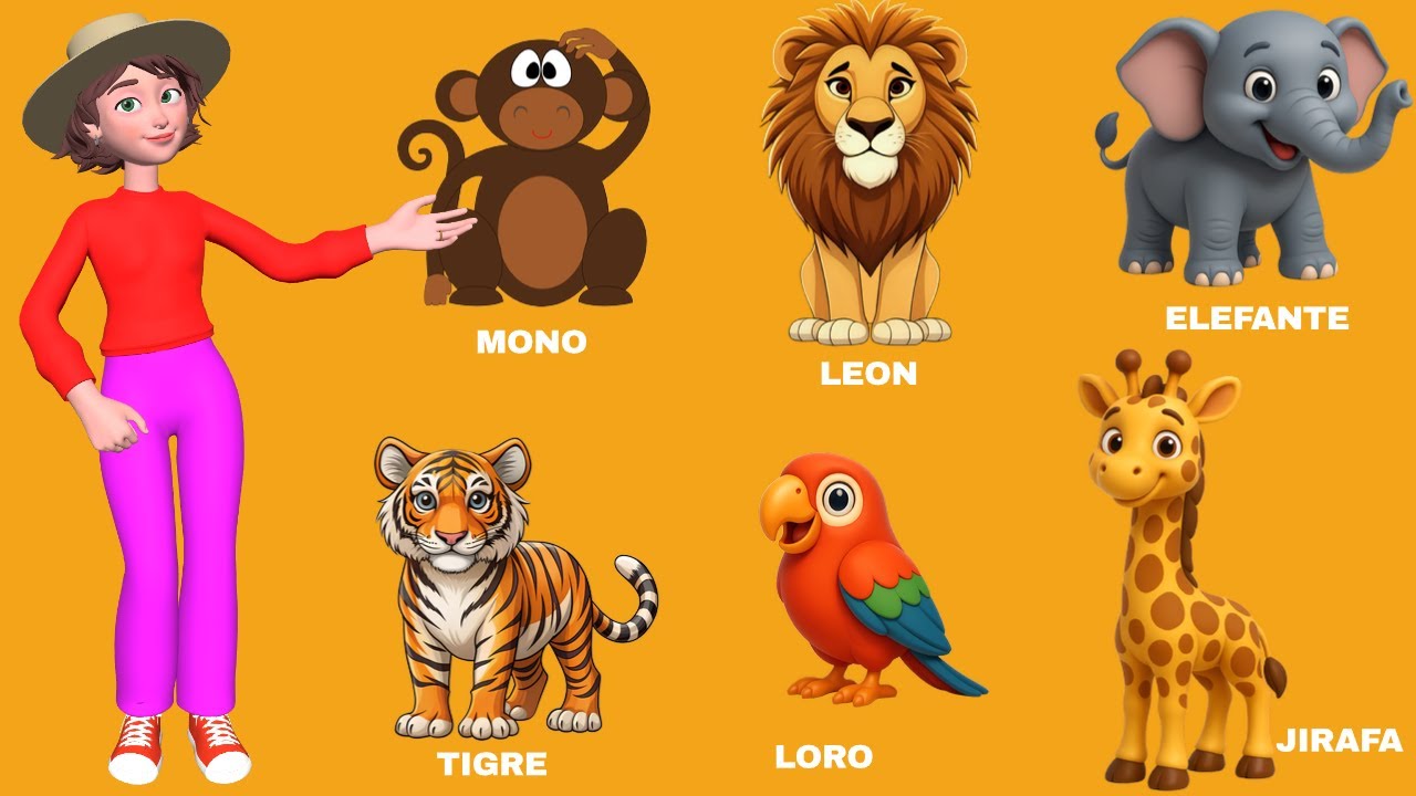 Learn Your Favorite Jungle Animals In Spanish! - YouTube
