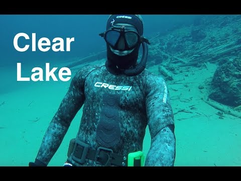 Freediving Clear Lake Oregon - YouTube