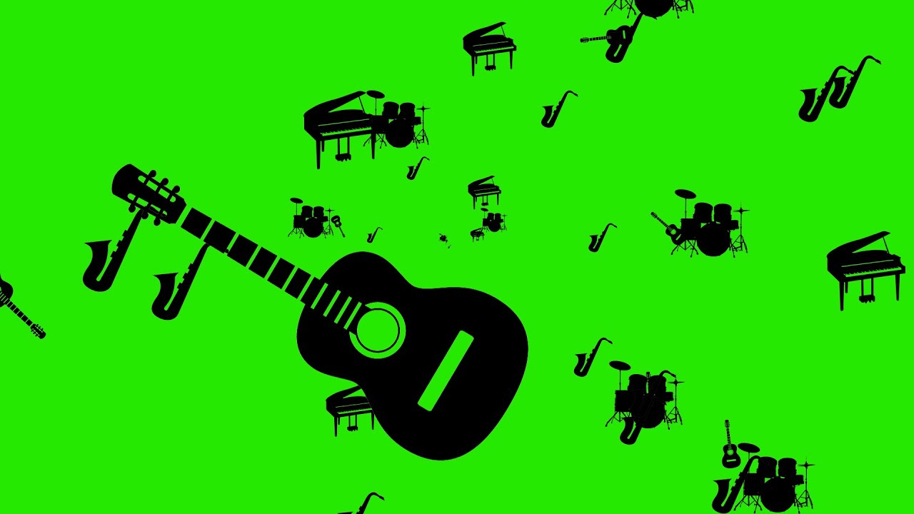 Green Screen | Music Instruments - YouTube