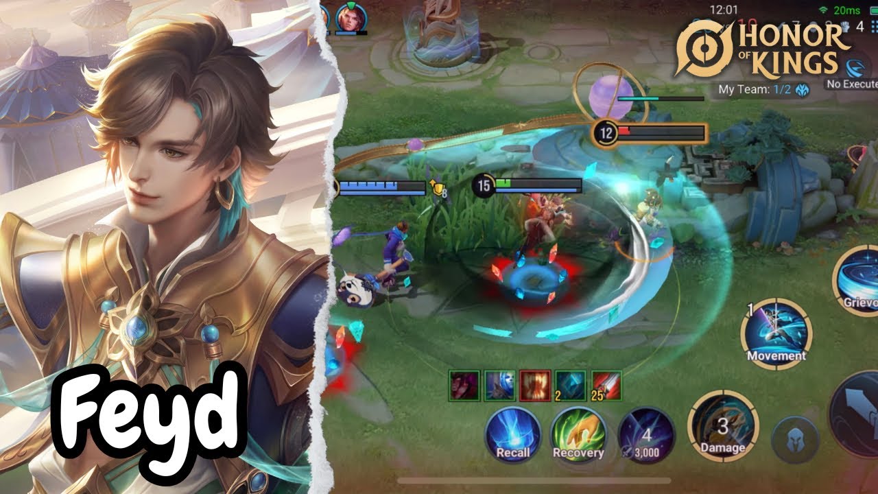 Feyd Gameplay, New Hero in Honor of Kings - YouTube