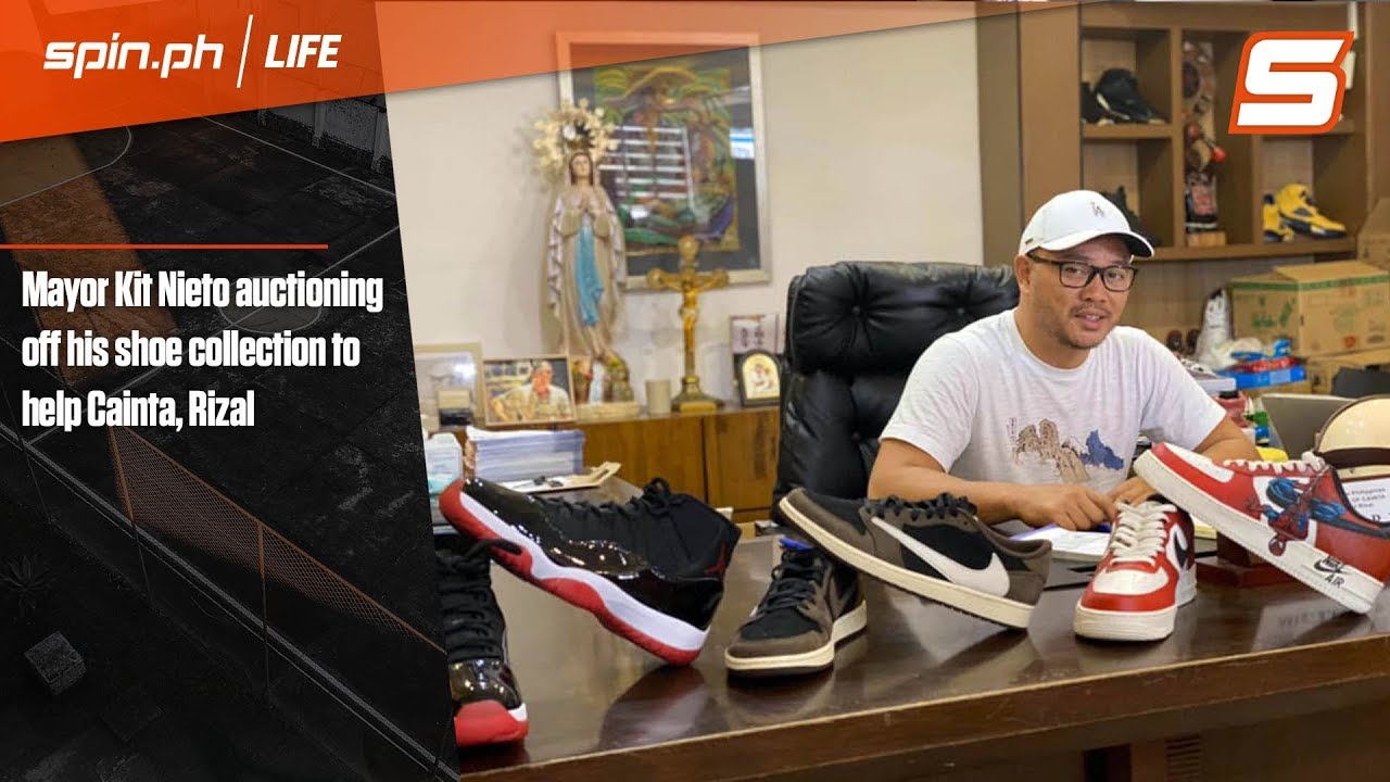 Mayor Kit Nieto auctioning off his shoe collection to help Cainta ...