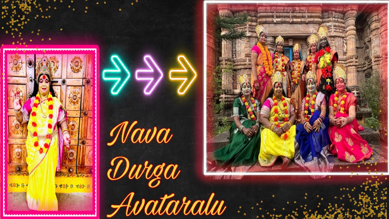 Nava Durga Avataralu 👍 with her friends 🫶💓#navaratri #navadurga # ...