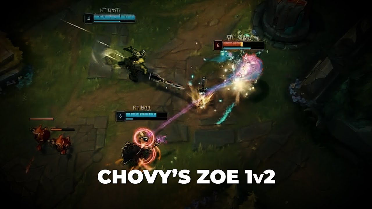 Chovy's Zoe 1v2 | GRF Chovy - YouTube