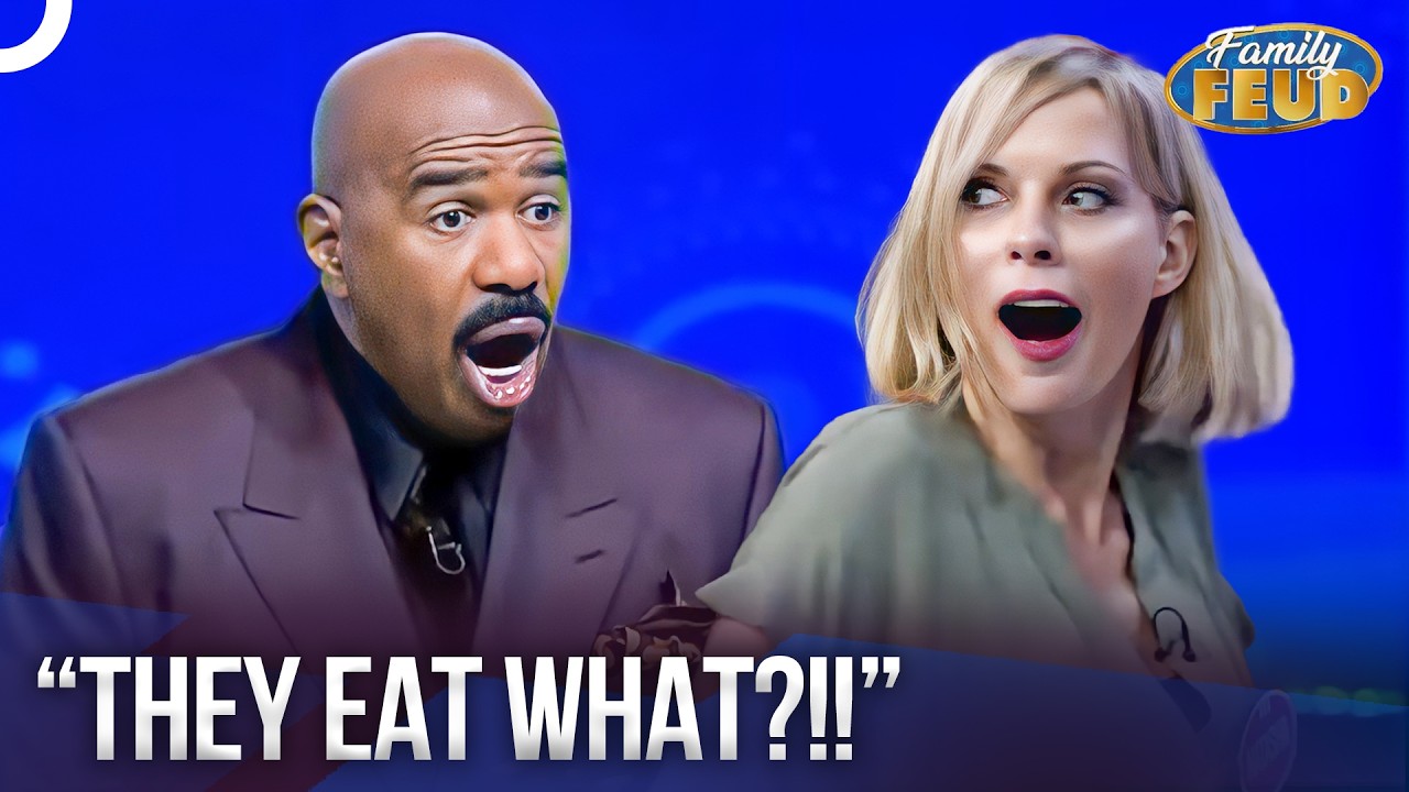 Steve Almost THREW UP On Stage! | Family Feud Classics - YouTube