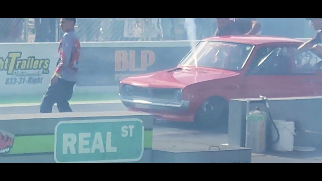mazda rx3 vs toyota corolla ,drag race, rotaryengine, 13b turbo ...