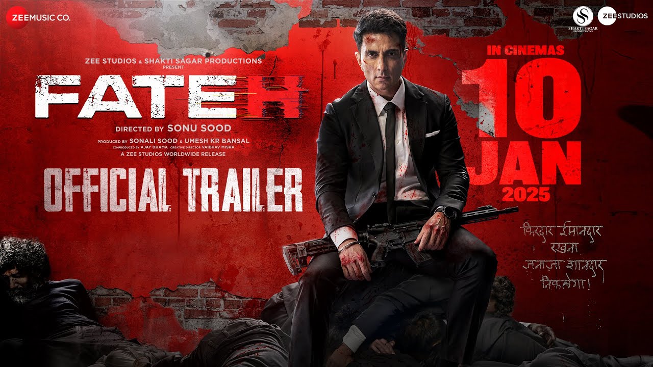 Fateh - Official Trailer | Sonu Sood | Jacqueliene Fernandez ...