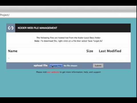 How to upload files from Mac / PC (iPad) - Koder 3