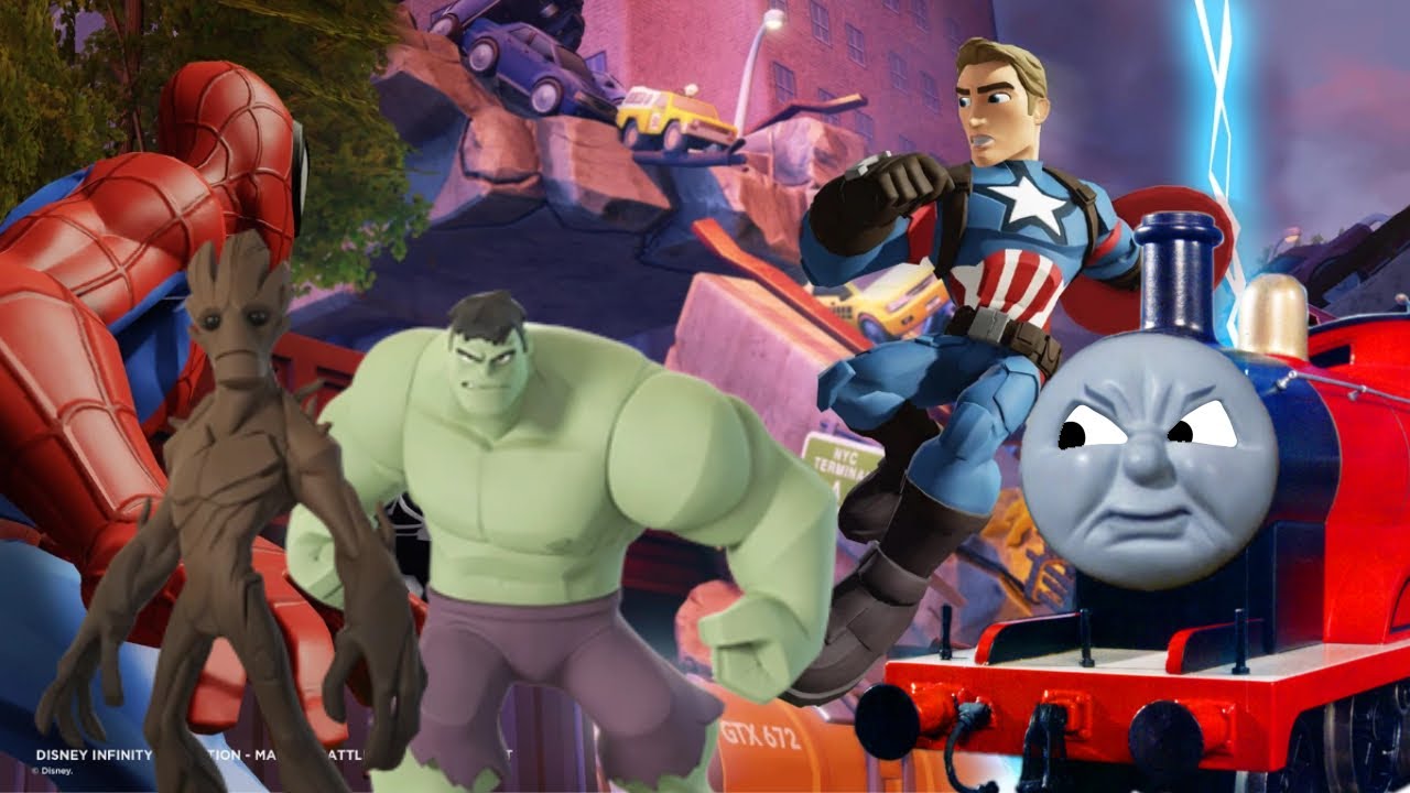 James Plays Disney Infinity 3. 0 Marvel Battleground Playset | Let The ...