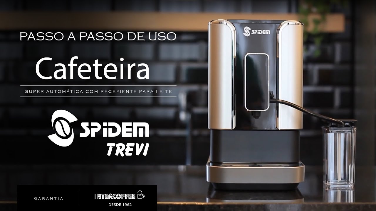 Passo a passo de uso da cafeteira para expresso Spidem Trevi com ...
