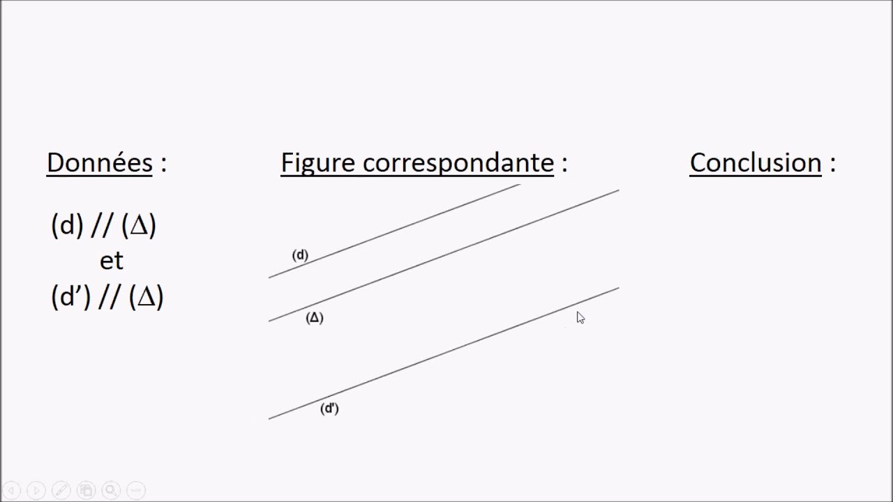 Niveau 6ème : G6 - C - Propriétés des droites parallèles et ...