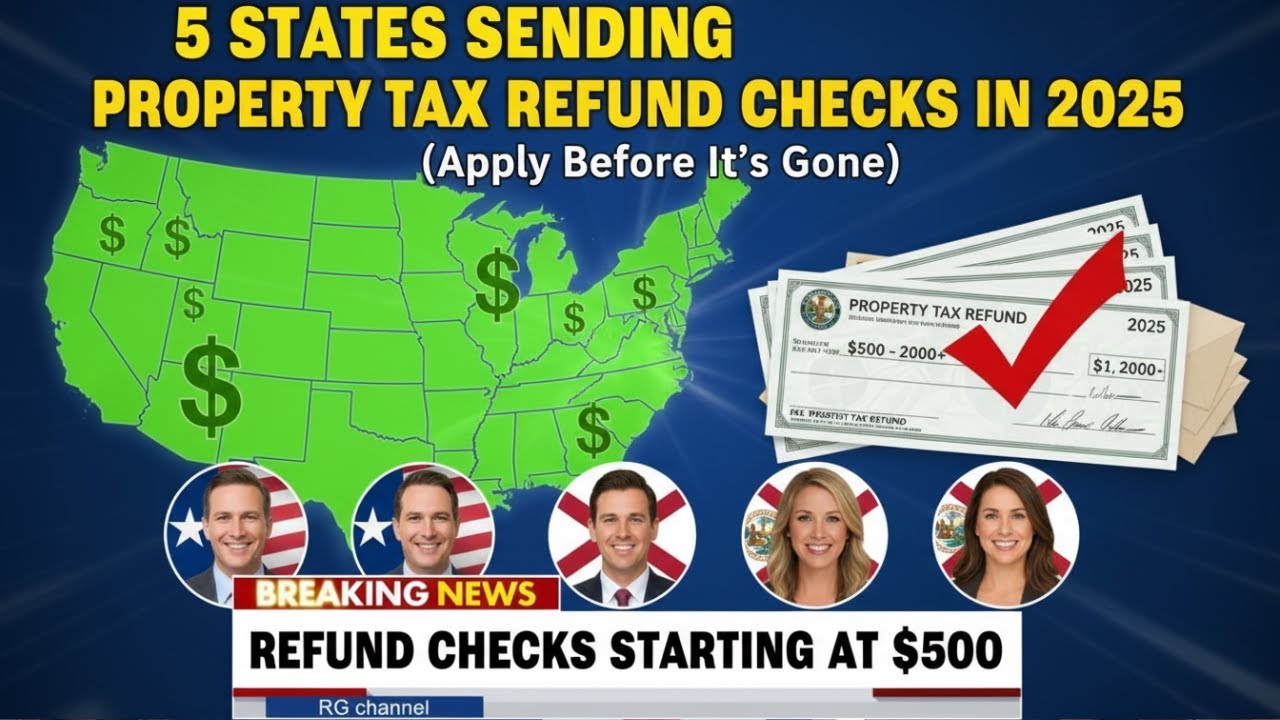 5 States Sending Property Tax Refund Checks in 2025 (Apply Before It’s ...