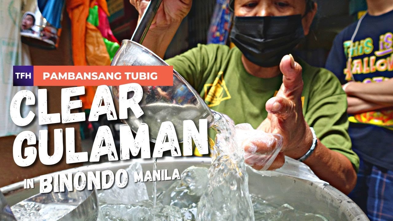 MAGIC WATER in DIVISORIA Manila | PUTING Gulaman | Samalamig | Binondo ...