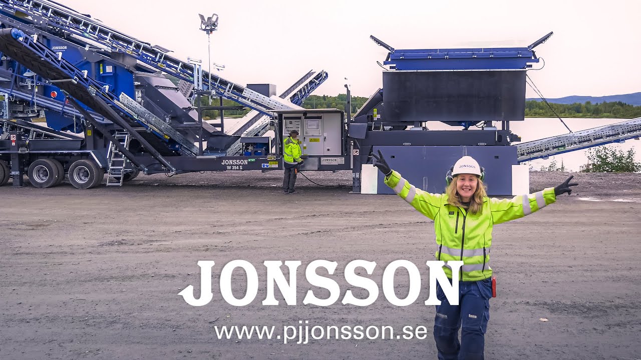 The effective three-layer screening station – JONSSON W 354 S - YouTube