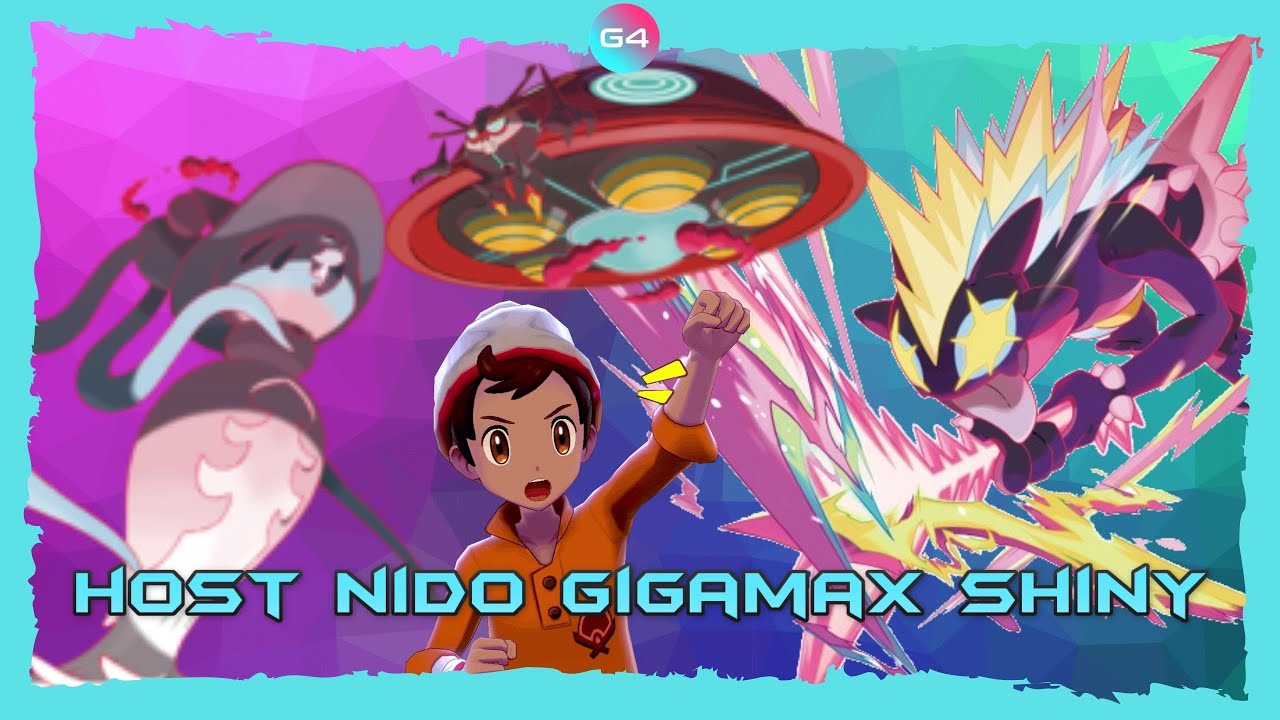 HOST INCURSION SHINY TOXTRICITY Gigamax Shiny/ Pokemon Espada y Escudo ...