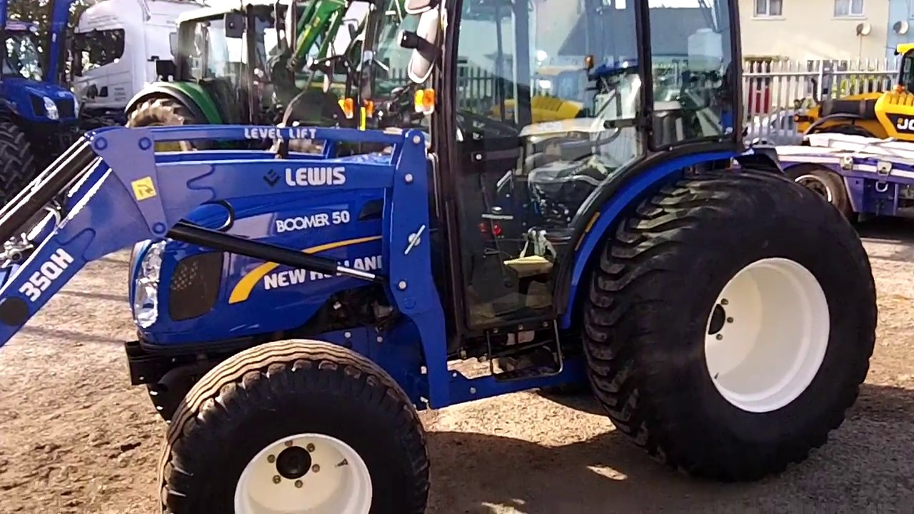 New Holland Boomer 50 c/w Lewis 35QH Loader - YouTube