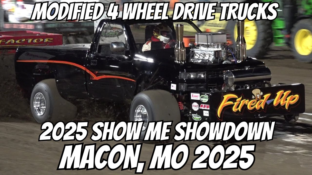 Modified 4 Wheel Drive Trucks from Friday night of the 2025 Show Me ...