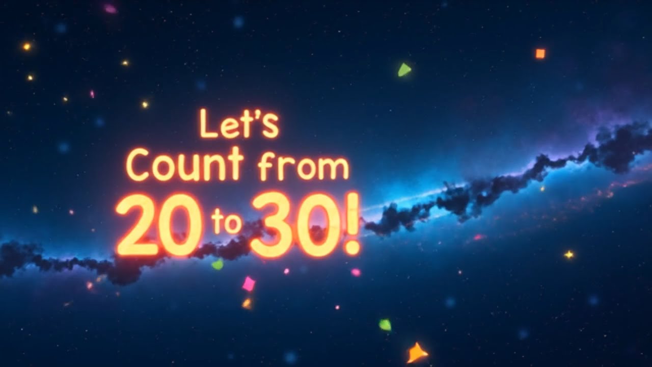 Count from 20 to 30 for Kids | Learn Numbers with Calm Voice - YouTube