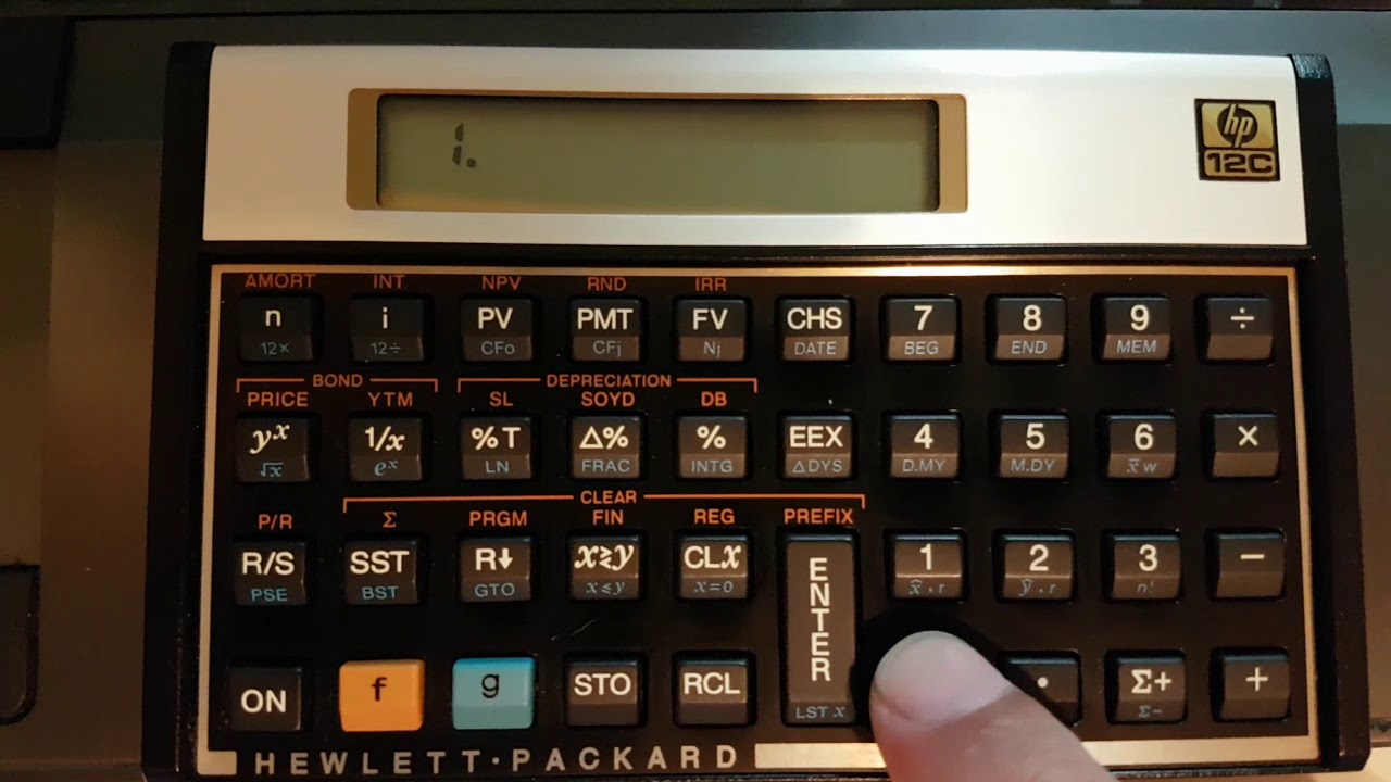HP-12C Newton's Method program - YouTube