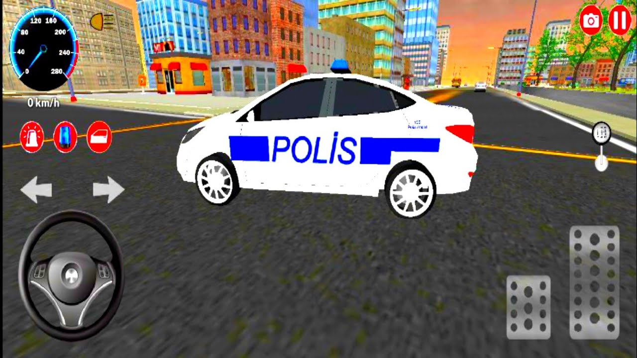 Real Polis Car Driving | Polis Car Game | Android Gameplay | Tiger ...
