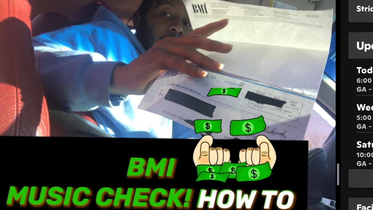 How MUCH WAS my CHECK? 🤔: BMI publishing royalties every 3 MONTHS ...
