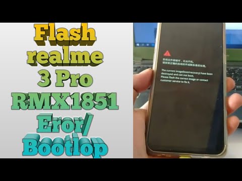 Tutorial Flash Realme 3pro RMX1851 Bootloop/lupa pin 💯% Tested - YouTube