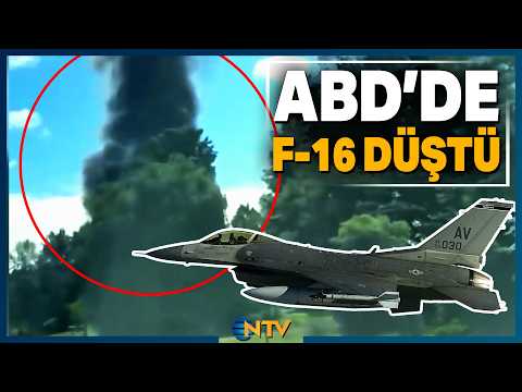 ABD'de F-16 Uçağı Yere Çakıldı! | NTV