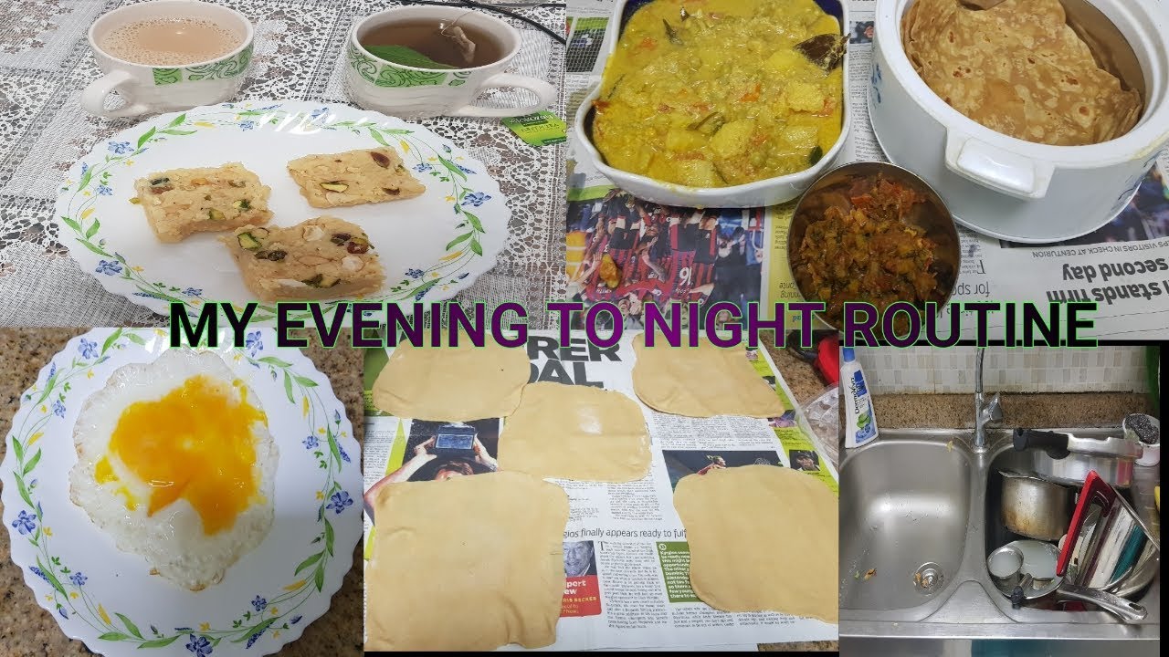 MY EVENING TO NIGHT ROUTINE / DAILY DINNER ROUTINE / MY SPECIAL VIDEO ...