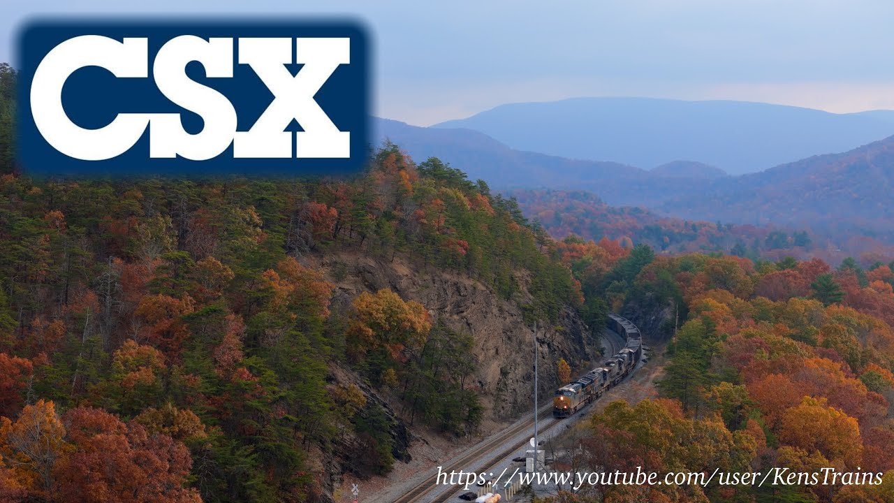 CSXT Train E208-23 at Moss Run, VA, CSX Alleghany Subdivision - YouTube