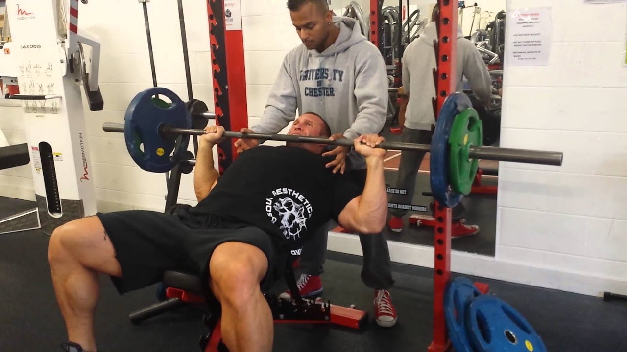Heavy straight set chest simples - YouTube