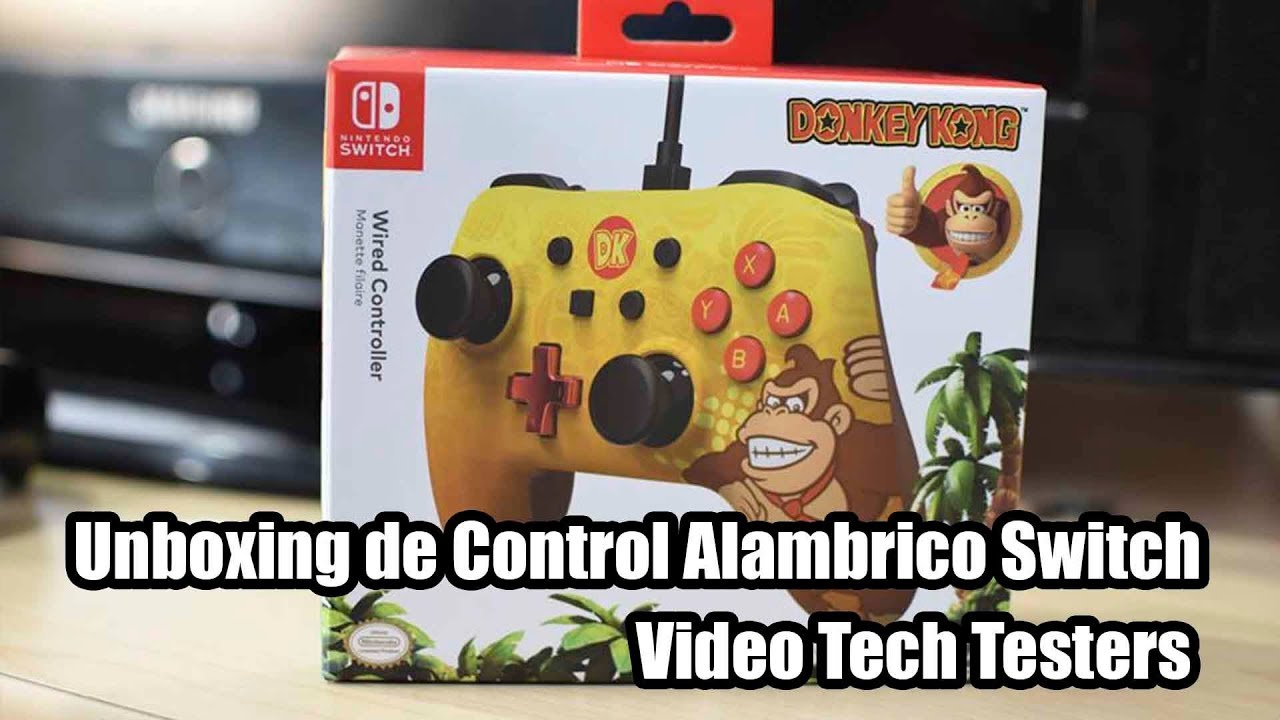 Control pro alámbrico de POWER A, Nintendo switch UNBOXING+ Pros y ...