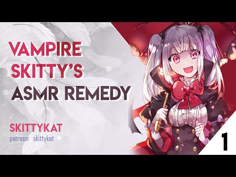 ASMR || Vampire Skitty's Remedy ~ soft brushies
