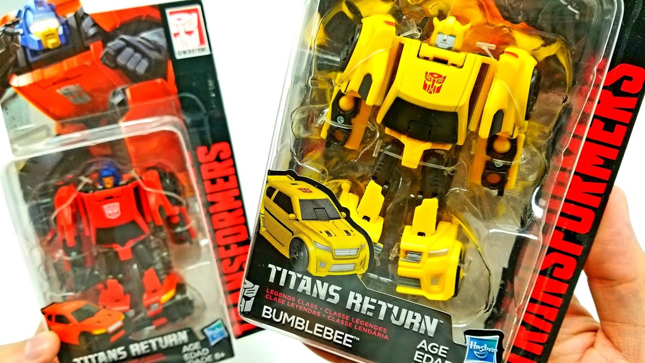 Bumblebee Transformers Titans Return and Roadburn Action Figures by ...