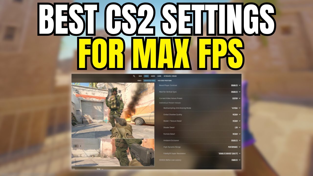 The BEST CS2 SETTINGS FOR MAX FPS AND QUALITY - YouTube