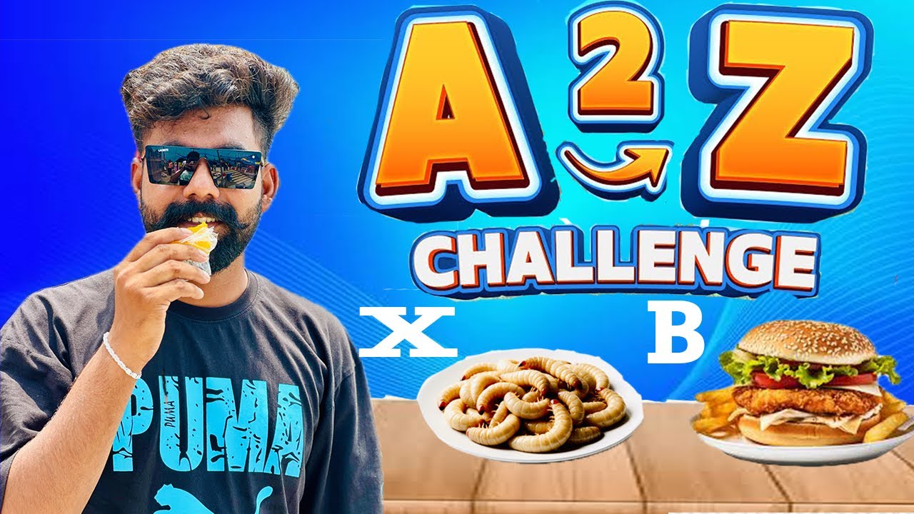 A to Z Food Challenge ₹10,000 – Bina Food Waste! (Impossible Lag Raha ...