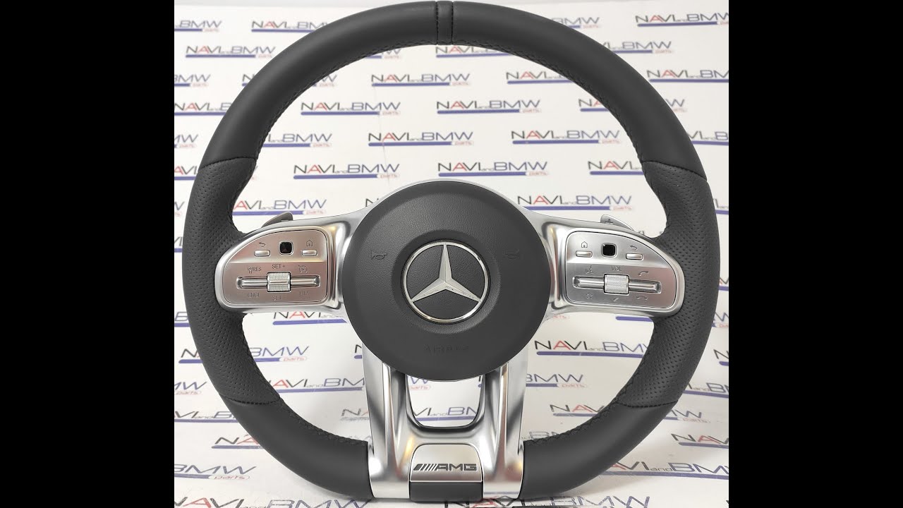 MERCEDES Benz AMG Packet Multifunctional Sports steering wheel quality ...